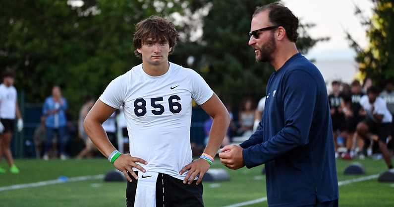 Watch Penn State quarterback target Jaxon Smolik at final PSU Camp - On3