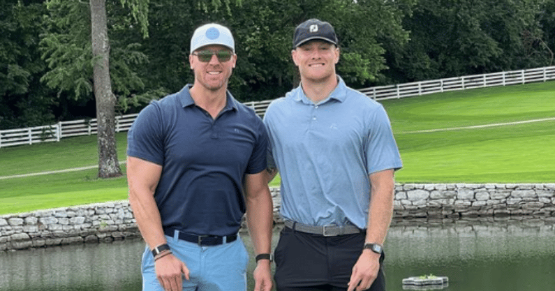 LOOK: Tim Couch and Will Levis played golf together in Lexington - On3