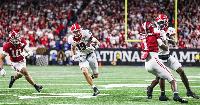 Georgia TE Brock Bowers remembers big National Championship moment