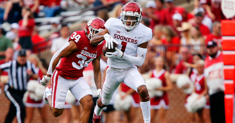 WATCH: Jayden Gibson makes ridiculous one-handed catch during Oklahoma ...