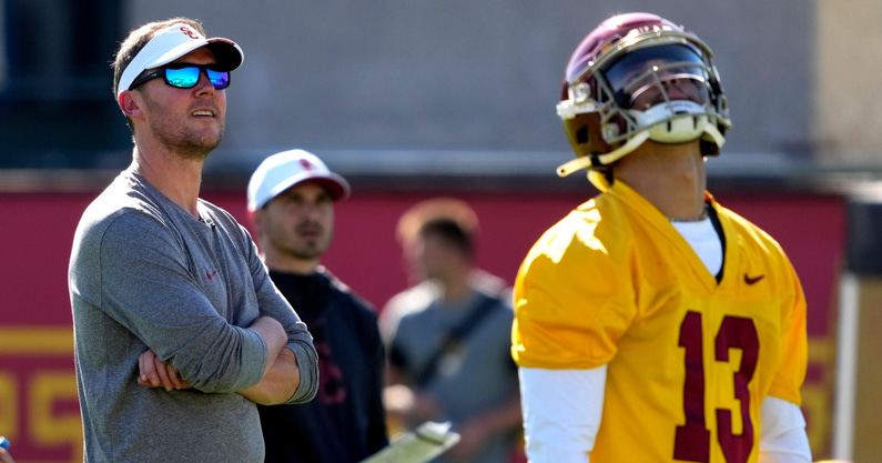 Lincoln Riley addresses Caleb Williams' media silence - On3