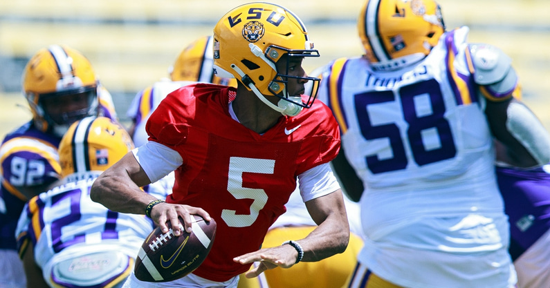 Jayden Daniels wins LSU QB competition, will start tonight vs. FSU - On3