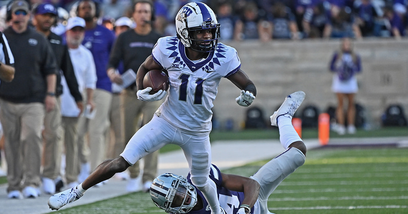 WATCH: Derius Davis puts TCU on the board with 60-yard punt return ...