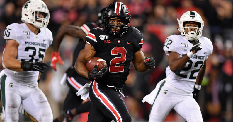 Ohio State reveals blackout helmet hype video prior to Wisconsin