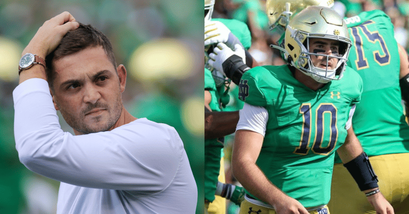 What Notre Dame OC Tommy Rees said about viral video yelling at Drew Pyne