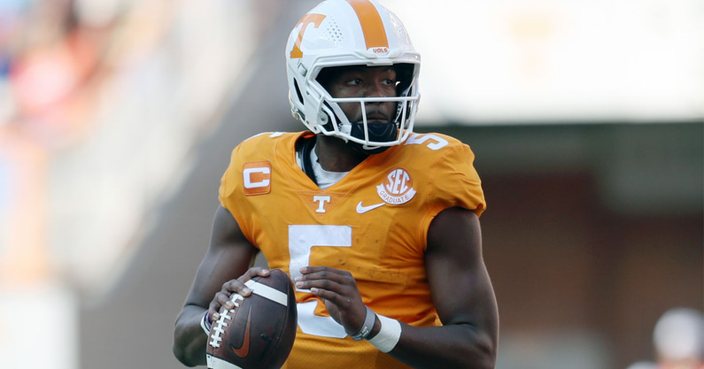 Hendon Hooker discusses win for Vols in Florida-Tennessee rivalry