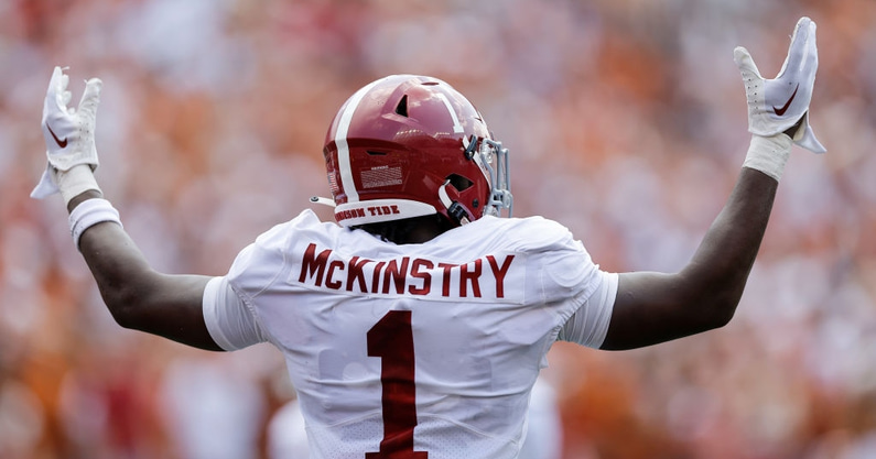 WATCH: Alabama interception erased by pass interference, Tennessee ties ...