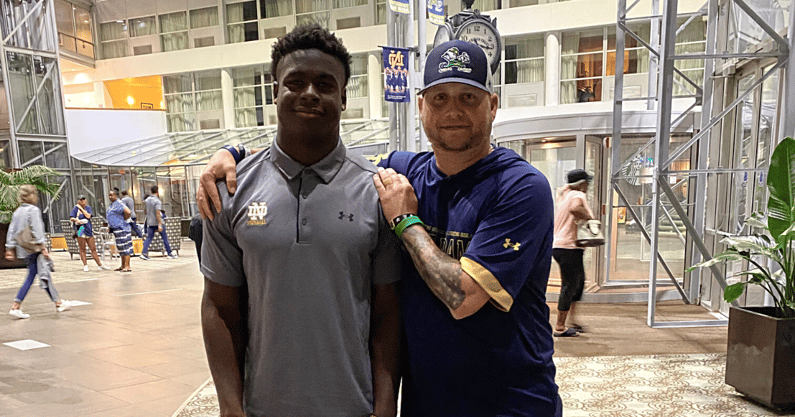 How Notre Dame LB Prince Kollie helped save the life of his HS coach