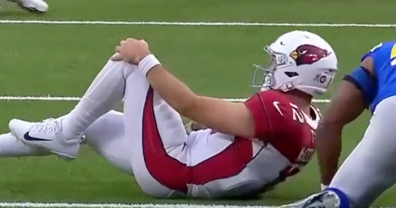 Arizona Cardinals QB Colt McCoy injured Trace McSorley enters Arizona Cardinals QB Colt McCoy injured Trace McSorley enters