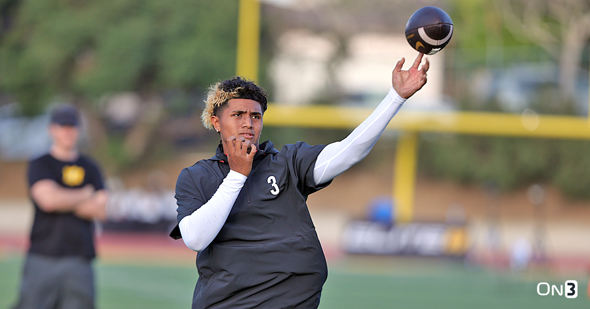 California QB commit Jaron-Keawe Sagapolutele is new 5-star in updated ...