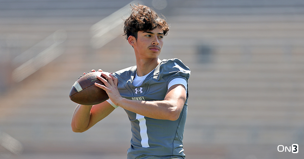 Four-star QB Oscar Rios sets official visits - On3