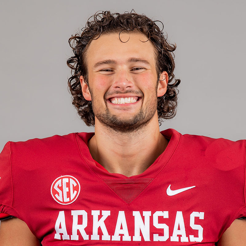 Jordan Silver - Arkansas Razorbacks - Long Snapper