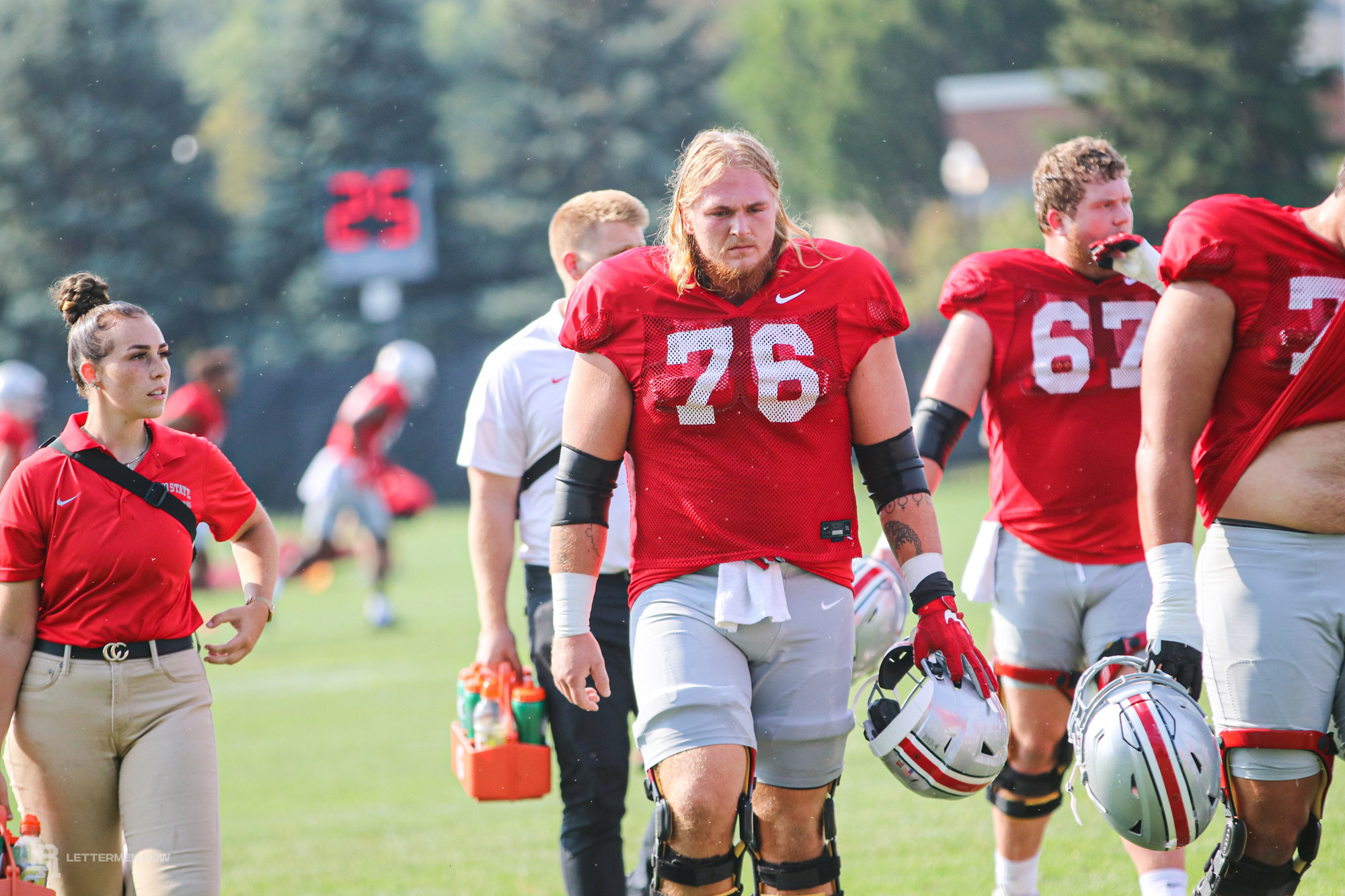 Harry Miller: Ohio State proud of work, courage as offensive lineman ...