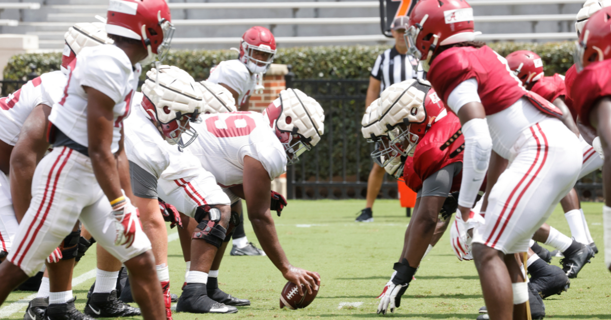 Photos: Alabama players take the field for final fall scrimmage - On3