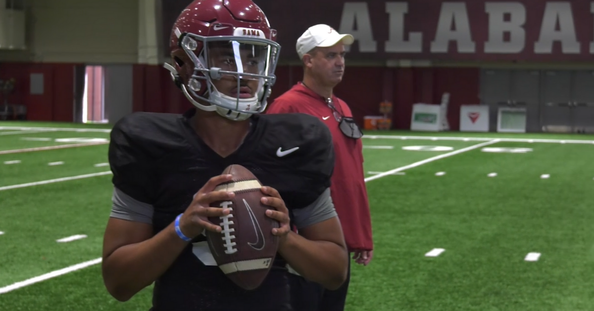 Video: Alabama football holds indoor, full-padded practice - On3