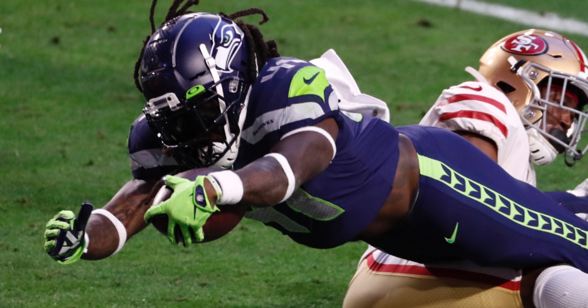 WATCH: Seahawks' Alex Collins makes beautiful move against defender