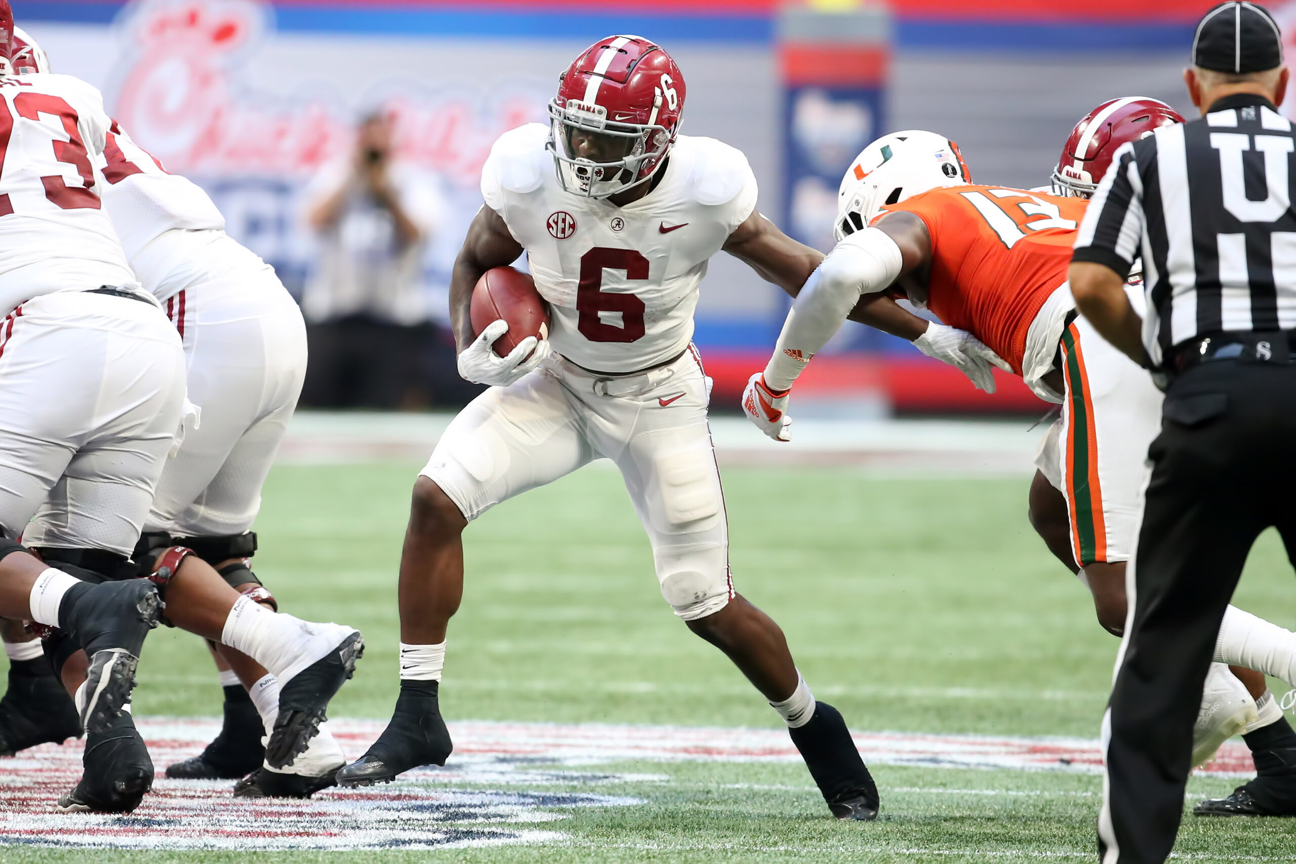 Trey Sanders credits Nick Saban's unyielding support for helping him ...