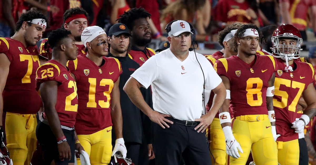 Inside the Trojans Huddle: Clay Helton firing, USC's loss to Stanford ...