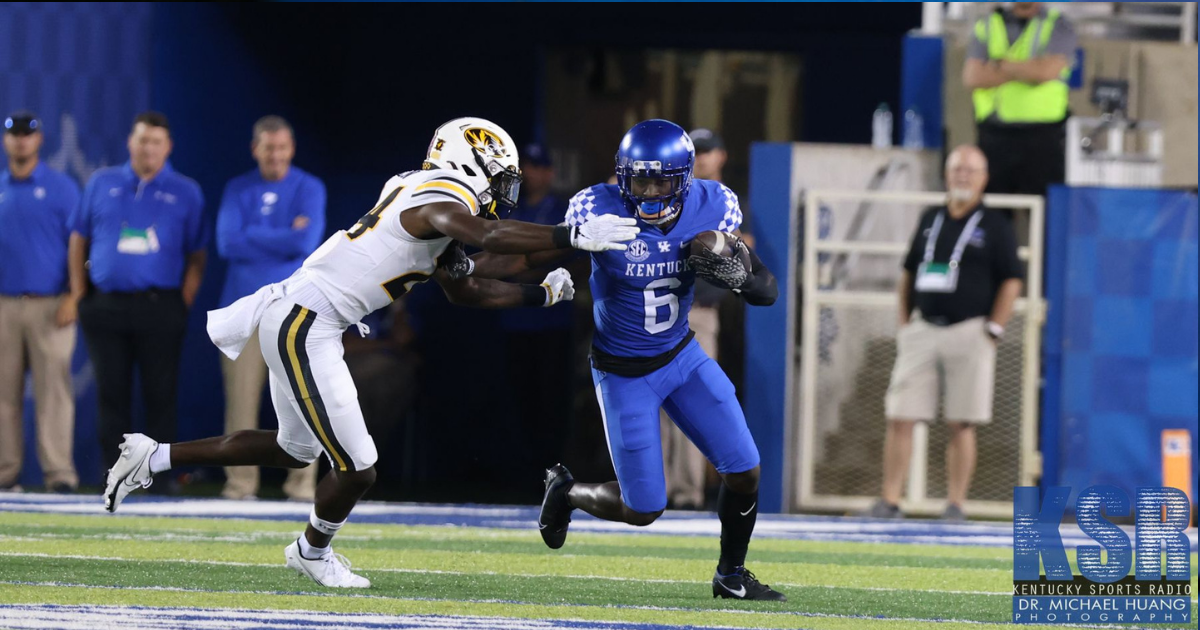Kentucky WR Josh Ali charged with leaving scene of accident, per report ...