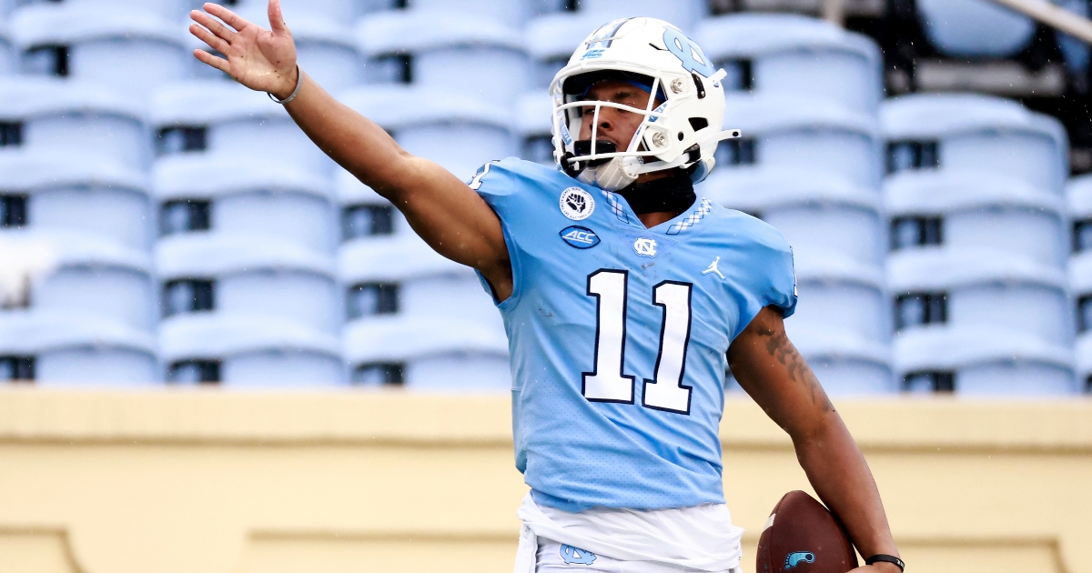 WATCH: Josh Downs lays out for an amazing touchdown grab - On3