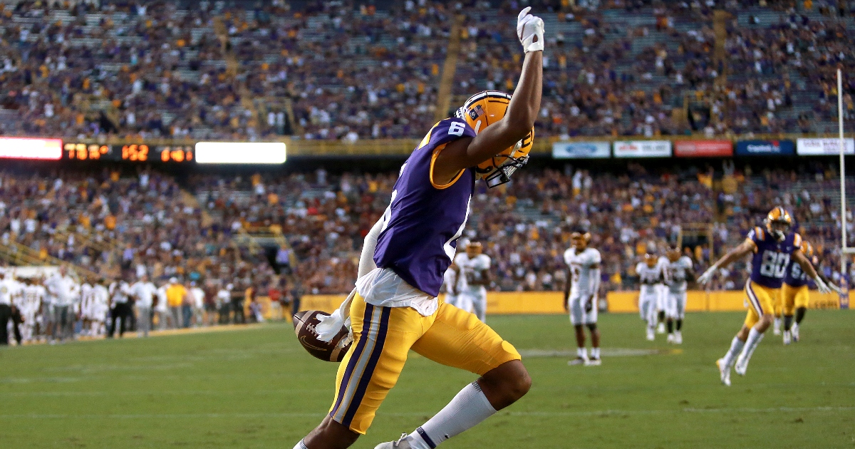 Ed Orgeron makes bold comparison for freshman WR Deion Smith