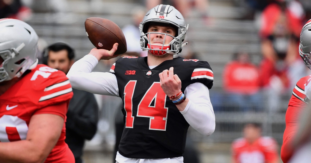 Ohio State starts first freshmen quarterback-running back combo in ...