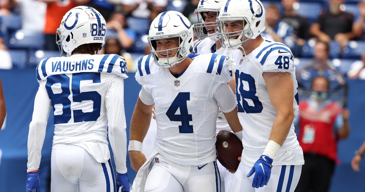 Sam Ehlinger takes major step in return to action for Colts
