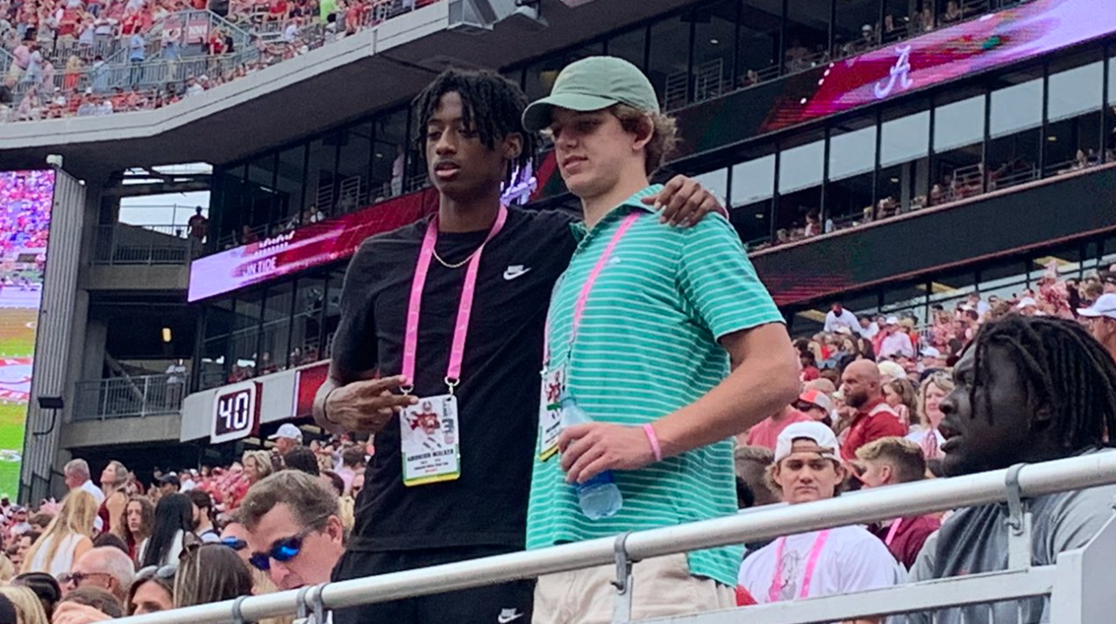 LOOK: Five-star QB Arch Manning in Bryant-Denny - On3