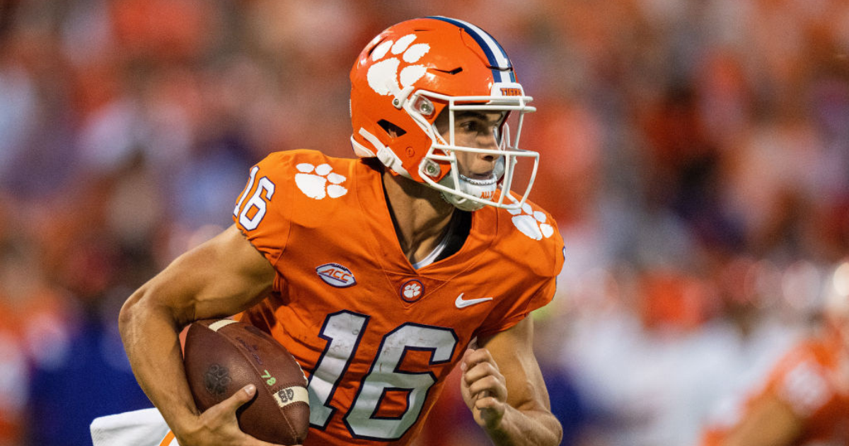 Clemson: Football WR Will Taylor gets a hit in first at bat with baseball