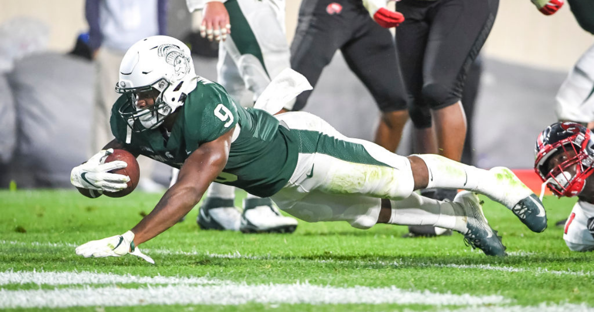 WATCH: Michigan State's Kenneth Walker Heisman campaign in full swing