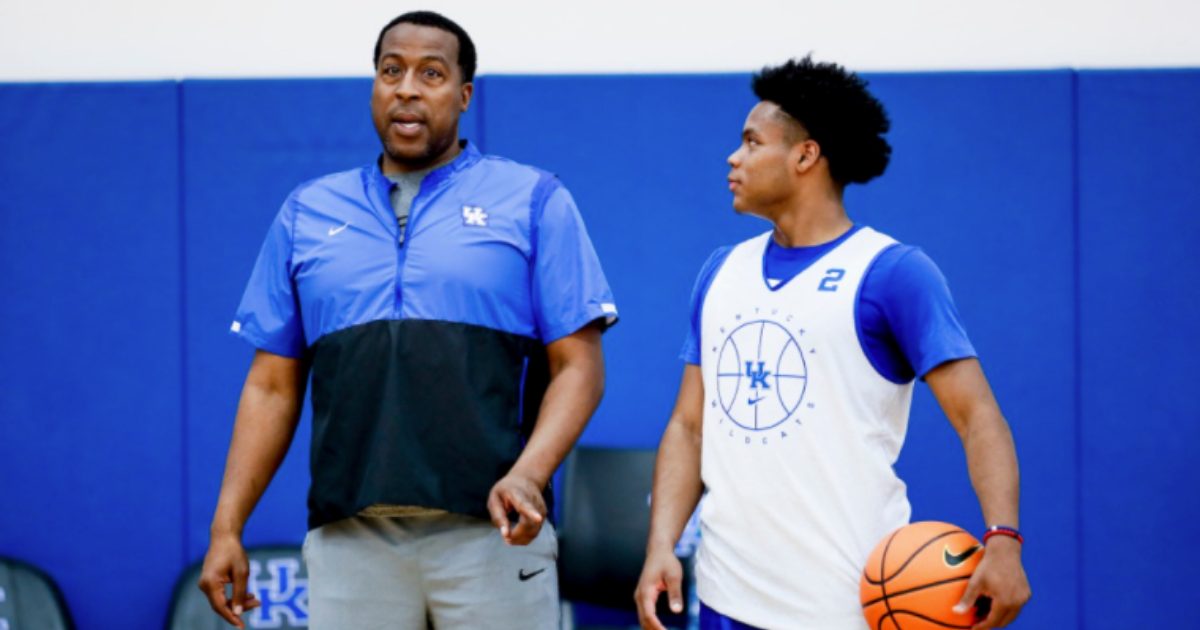WATCH: Kentucky MBB assistant coach Chin Coleman Mic'd Up - On3