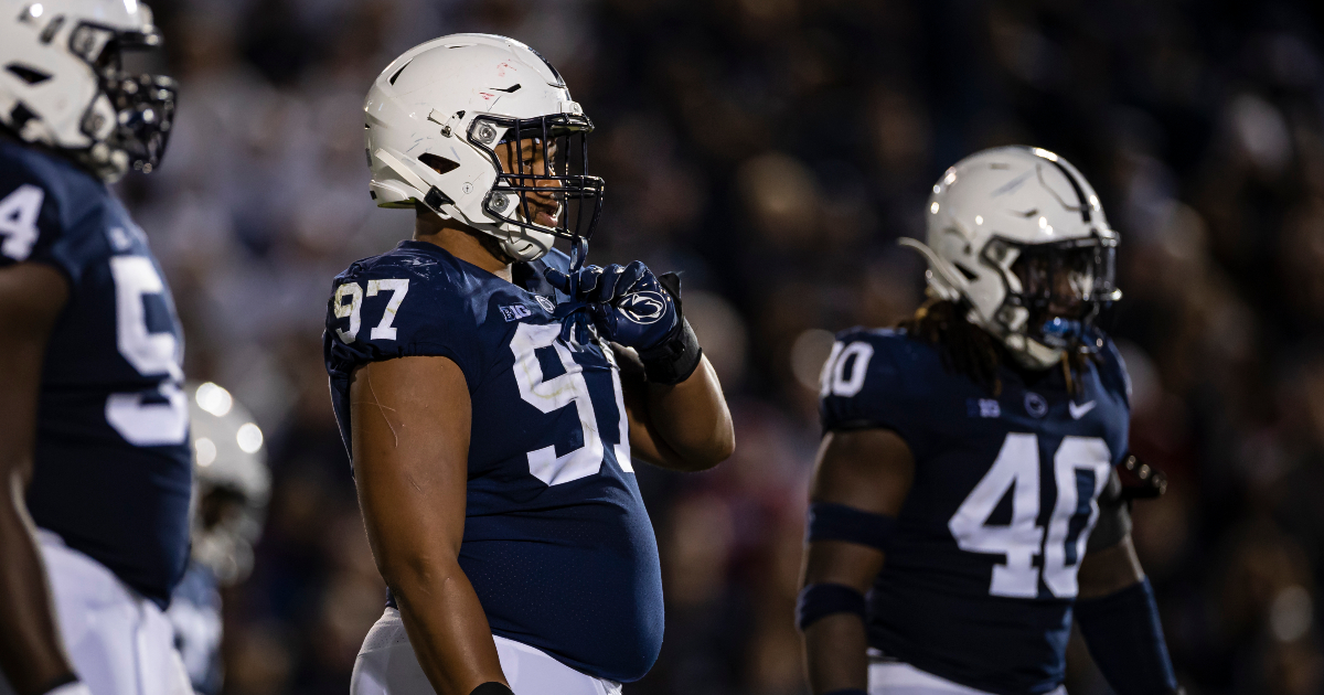 Penn State star PJ Mustipher injured in first quarter against Iowa
