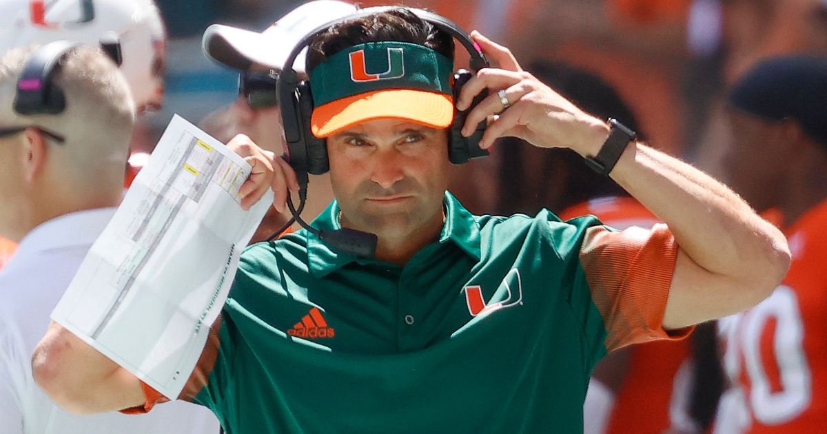 Miami AD Blake James addresses future of Manny Diaz: 'We need to win ...
