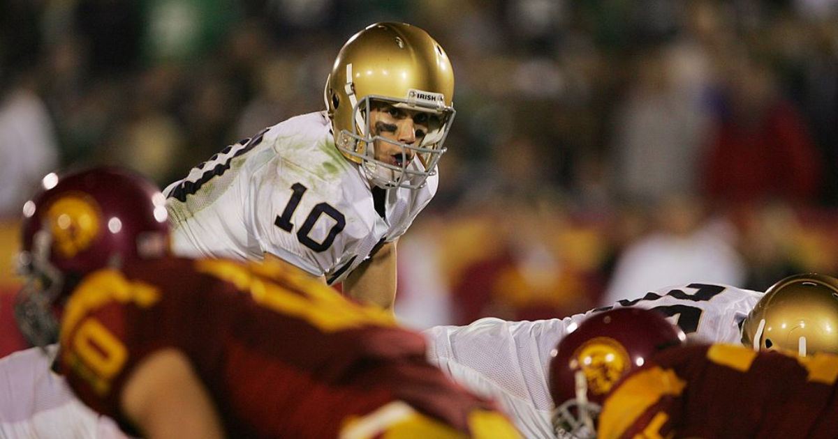 Brady Quinn describes favorite Notre Dame-USC memory - On3