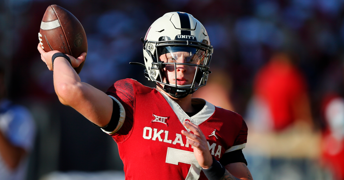 WATCH: Oklahoma's Spencer Rattler scores on first pass since benching - On3