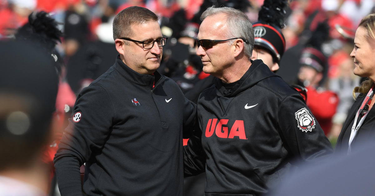 LOOK: Mark Richt reacts to Georgia band's halftime honor - On3