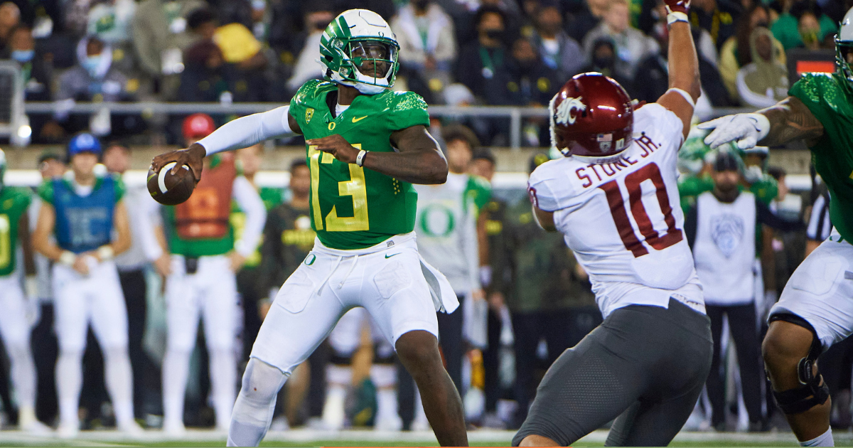 Joe Moorhead discusses Oregon's vertical passing game, lack of ...