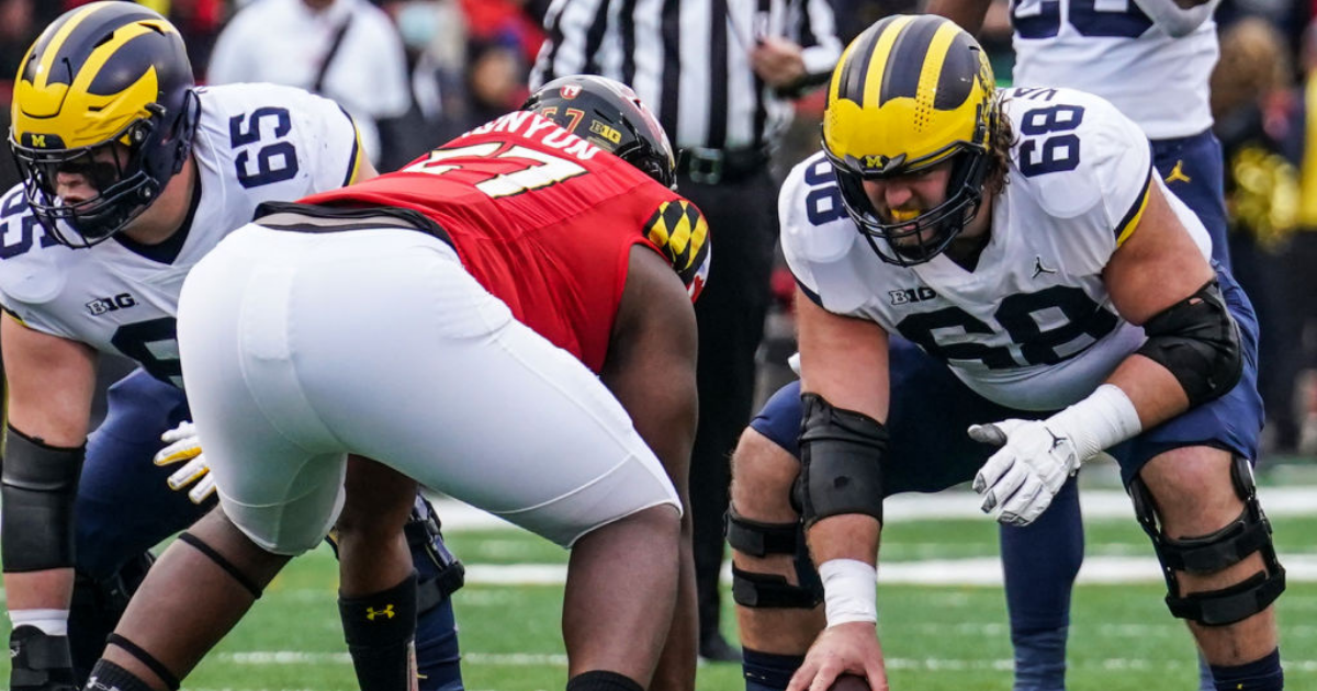 Michigan Football Snap Counts Pff Grades From Maryland Win