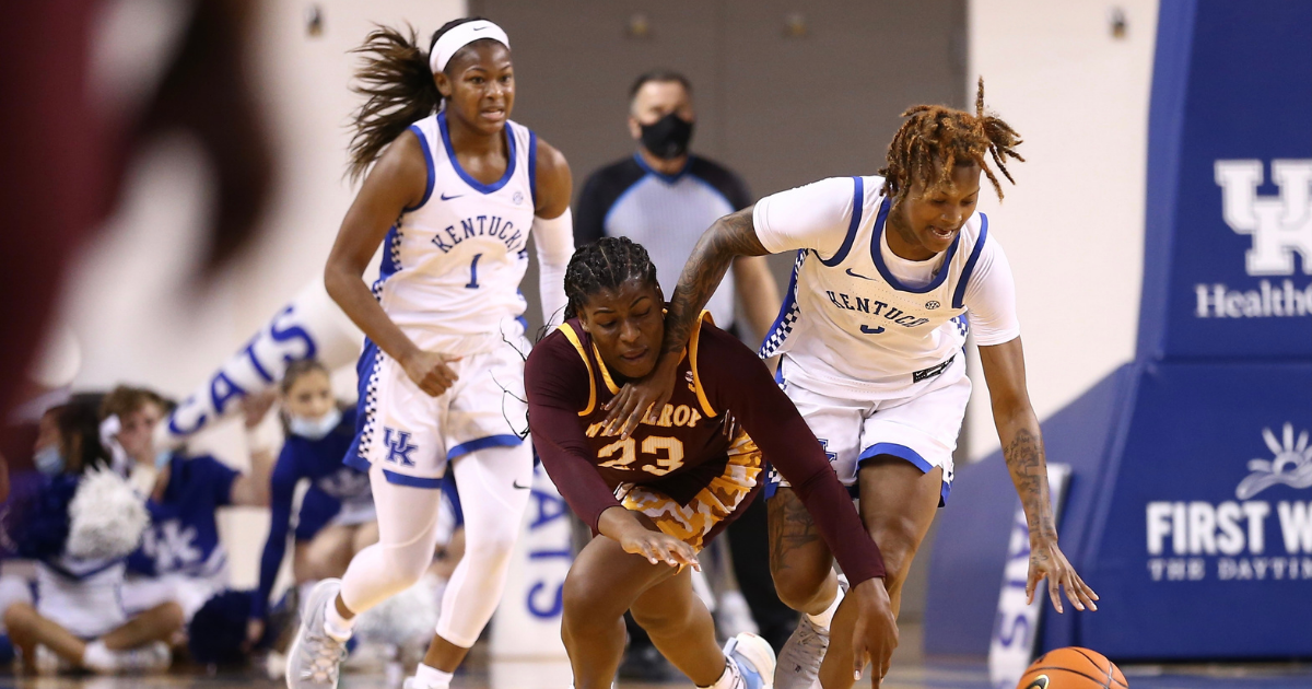 Recap No 19 Kentucky Wbb Bounces Back With 45 Point Blowout Over