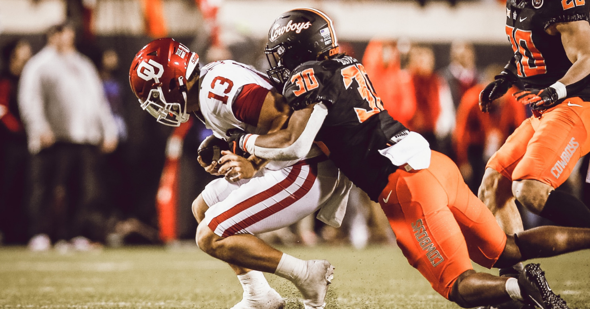 Bedlam, indeed: Oklahoma State holds on at the end to beat Oklahoma