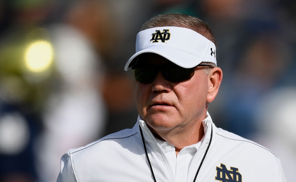 Brian Kelly sends Notre Dame team message explaining decision - On3