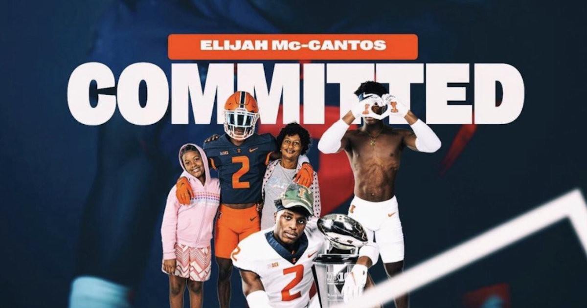 3-star cornerback Elijah Mc-Cantos commits to Illinois - On3 3-star cornerback Elijah Mc-Cantos commits to Illinois - On3