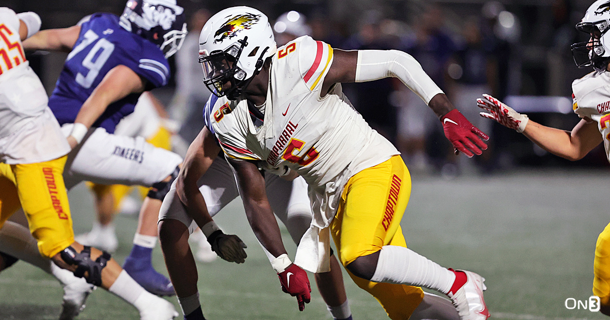 5-star DL Anthony Lucas names top 5 schools - On3