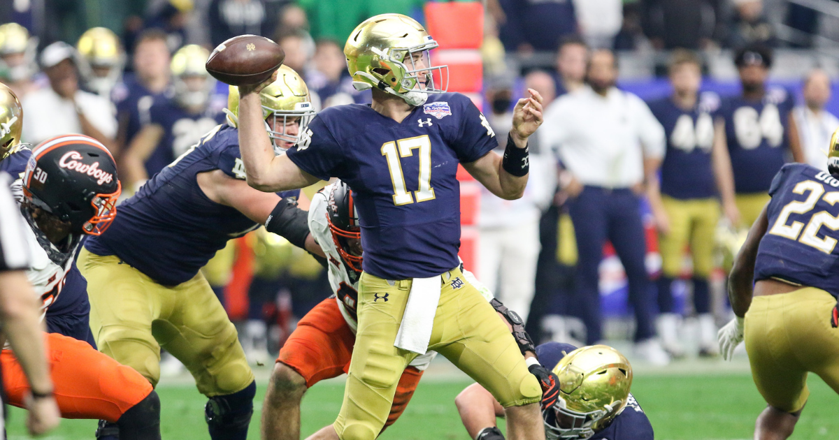How QB Jack Coan gave his all for Notre Dame football one last time