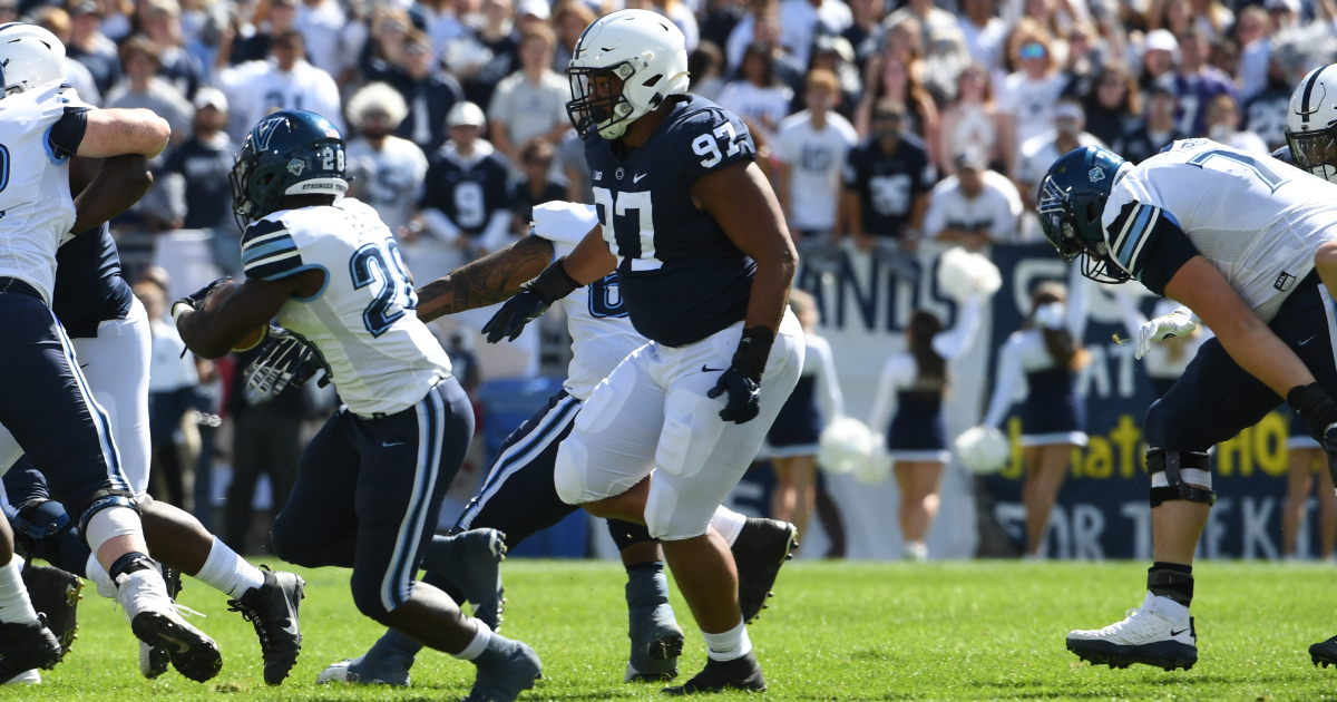 With P.J. Mustipher back, how will Penn State's defensive line take ... With P.J. Mustipher back, how will Penn State's defensive line take ...