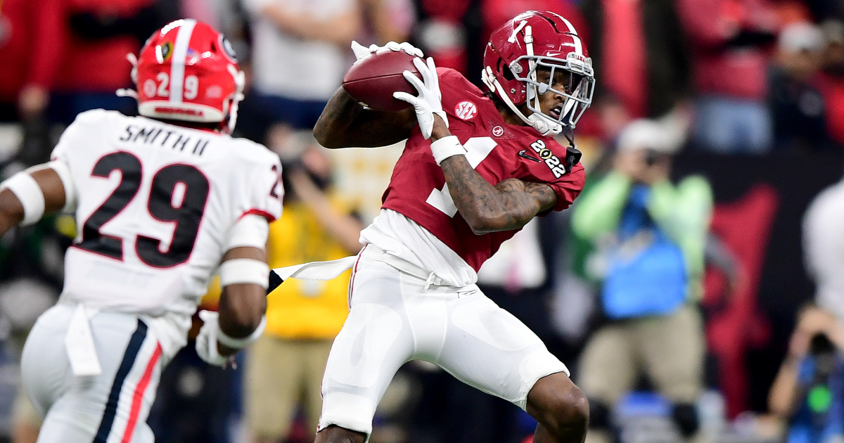Injury update in on Alabama receiver Jameson Williams - On3