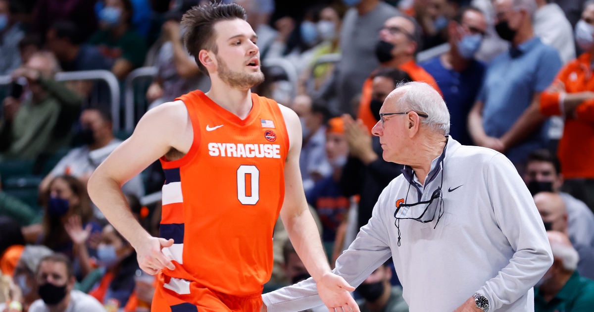 Jim Boeheim responds to question about son's eligibility next season - On3