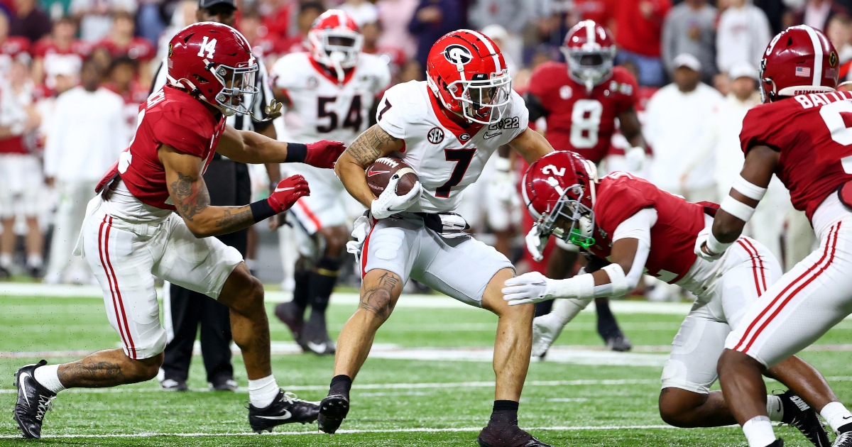 Georgia wide receiver Jermaine Burton transfers to SEC rival