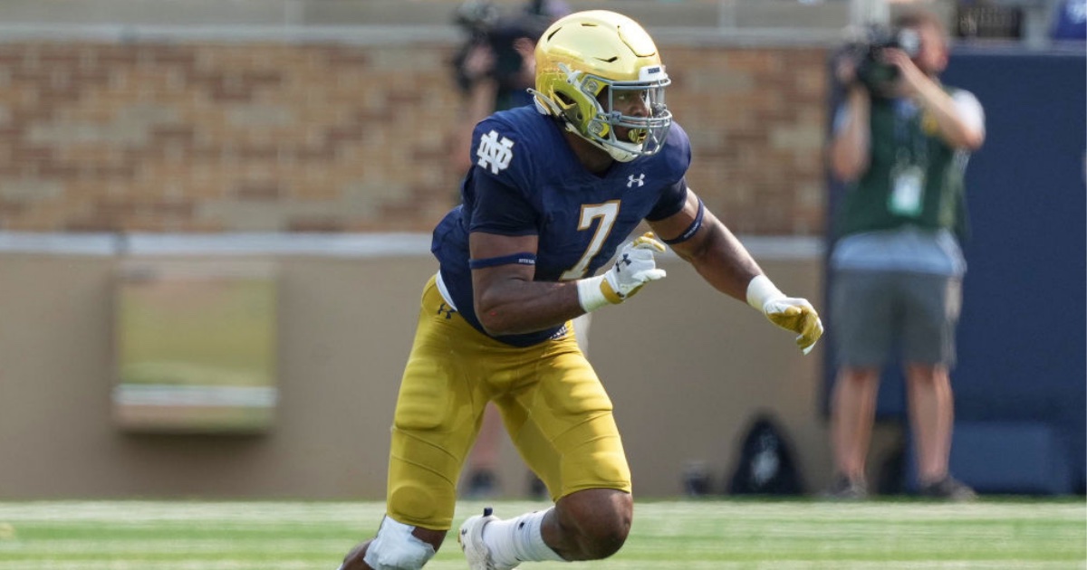Why Isaiah Foskey came back to Notre Dame and put NFL draft on hold
