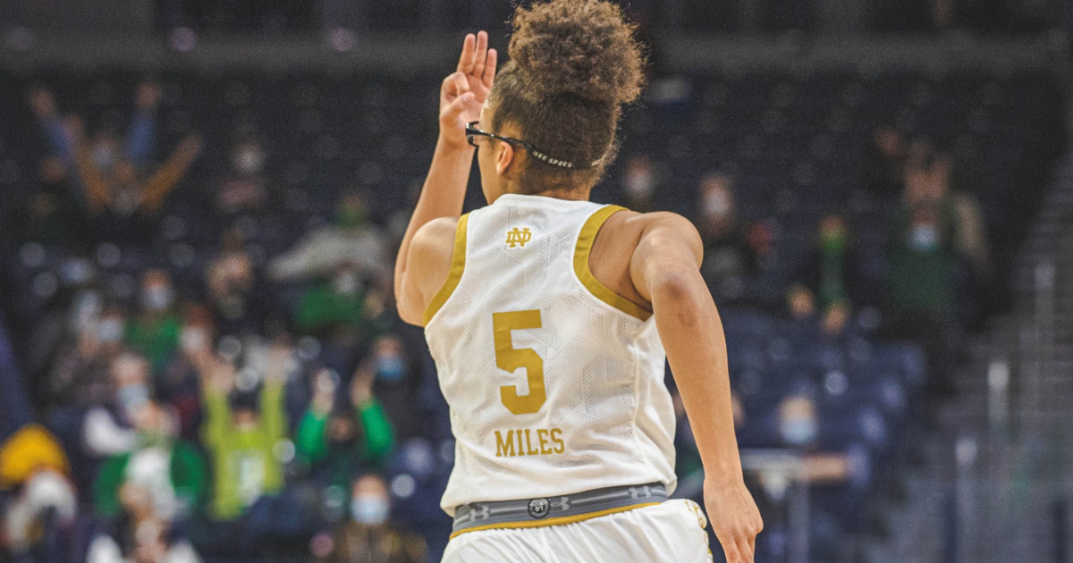 Olivia Miles dazzles again in another Notre Dame women's basketball win - On3